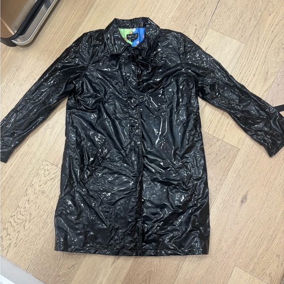 Agnes B. | Jackets & Coats | Agnes B Black Womens Rain Jacket With Cool ...